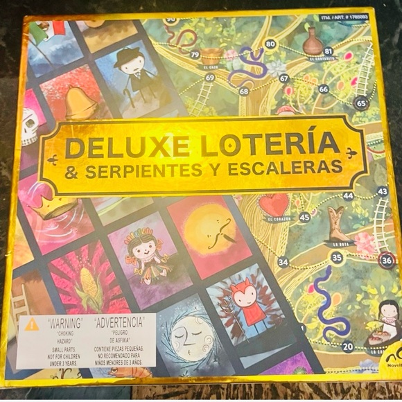 Games | Deluxe Lotera Serpientes Y Escaleras Board Game New In Box ...